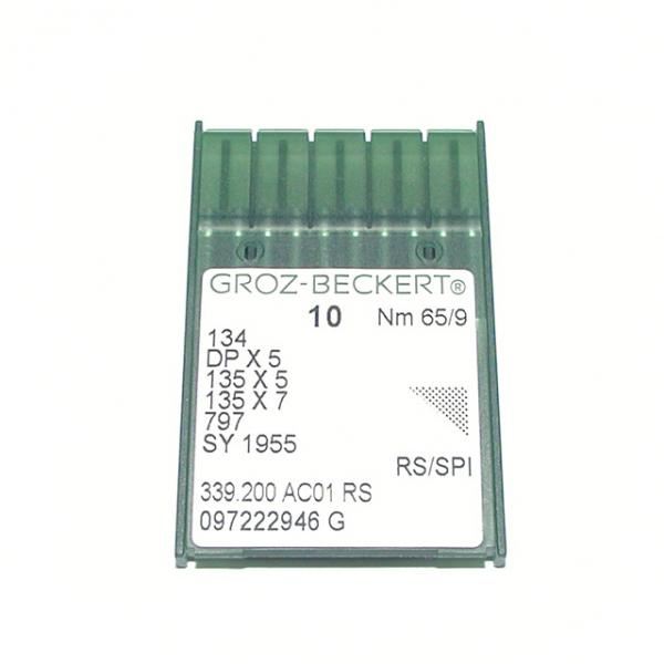 134 / DPx5 / 135x5 / 135x7 / 797 / SY1955 (Nm 65/9) Jehla Groz-Beckert (RS/SPI) | GARUDAN